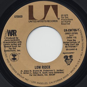 Song Of The Week: “Low Rider” by War | 1 2 3 o' clock 4 o' clock Rock