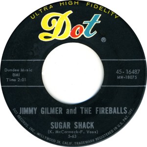 Song Of The Week: “Sugar Shack” by Jimmy Gilmer and The Fireballs | 1 2 ...