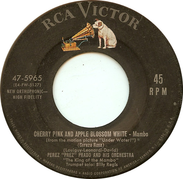 Song Of The Week: “Cherry Pink and Apple Blossom White” by Perez Prado ...